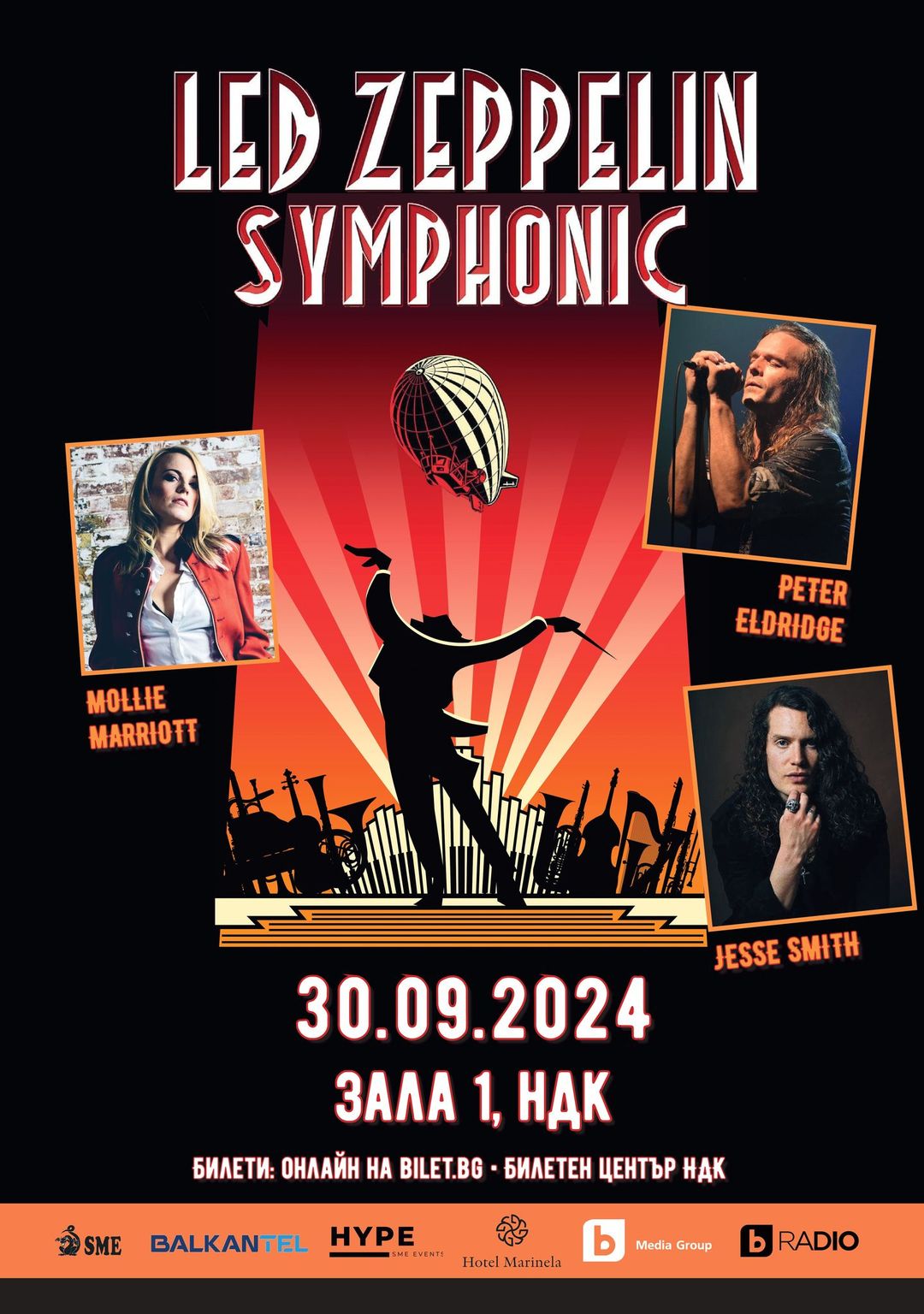 Led Zeppelin Symphonic - 30 септември 2024 - Зала 1 НДК, София ...