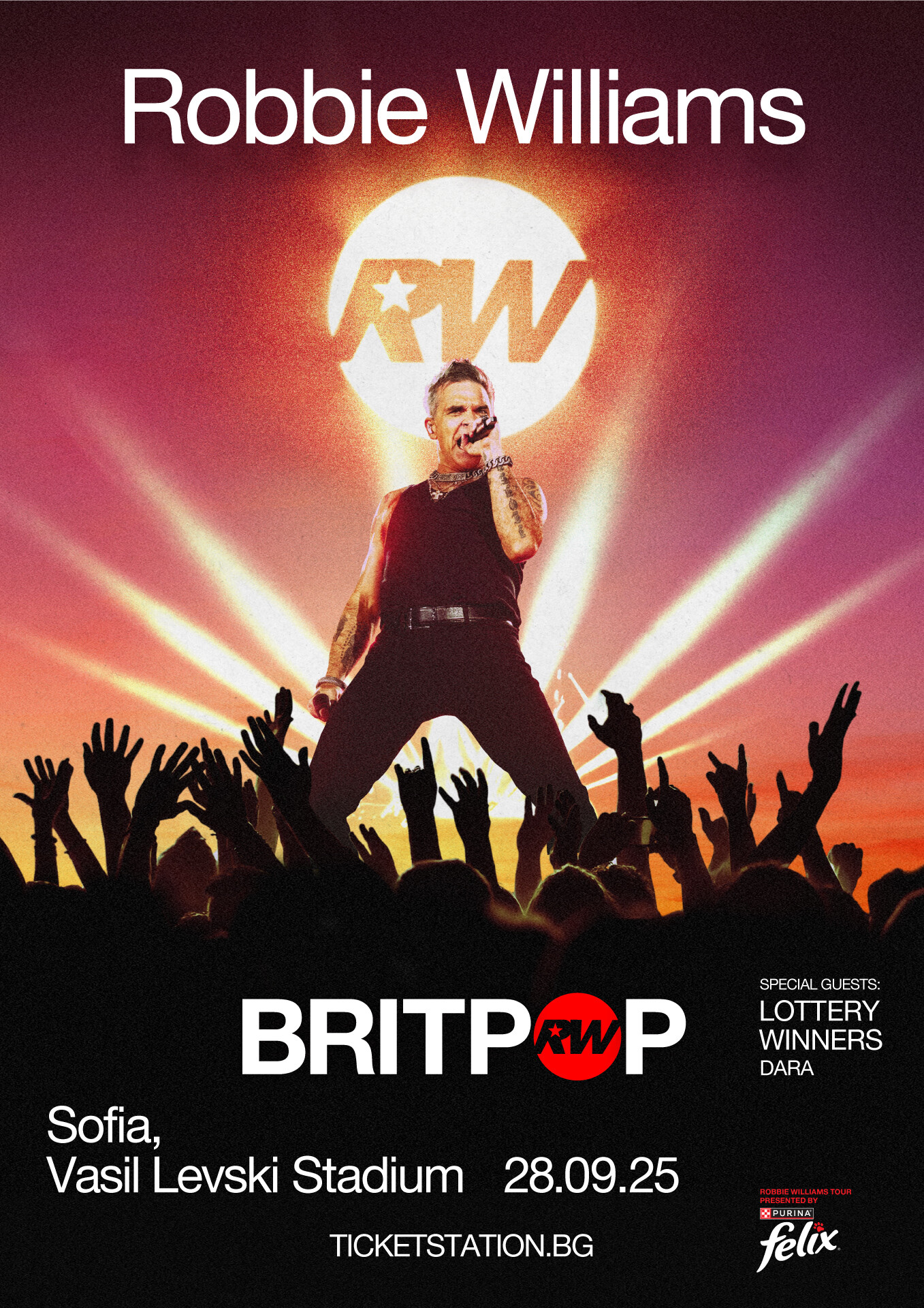 Robbie Williams - 28 септември 2025 - Национален стадион „Васил Левски ...