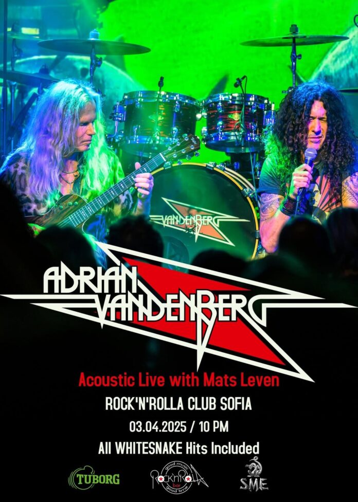 Adrian Vandenberg идва за акустично шоу в Rock’n’Rolla през април
