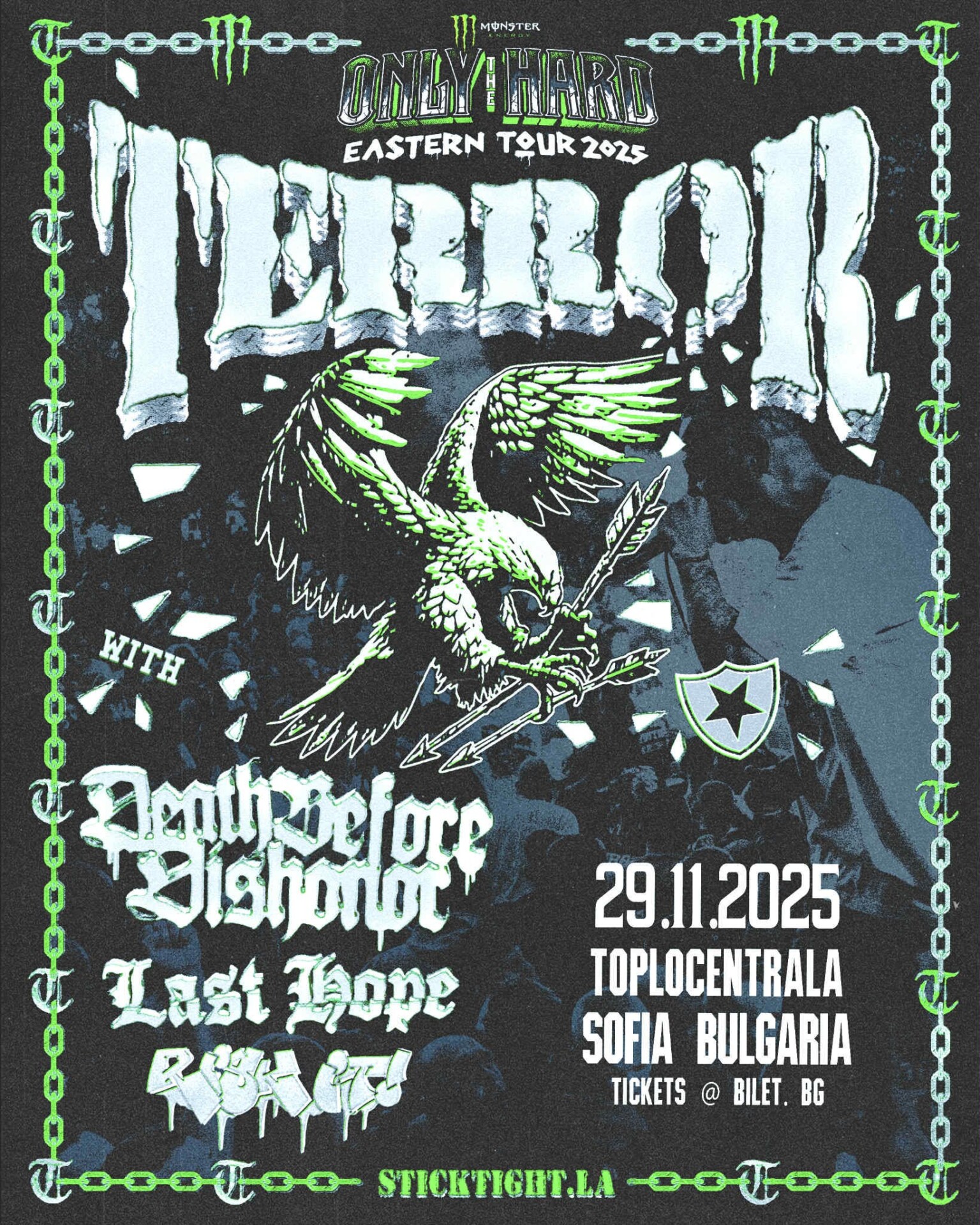 Terror - 29 ноември 2025 - Топлоцентрала, София | RockTheNight.eu