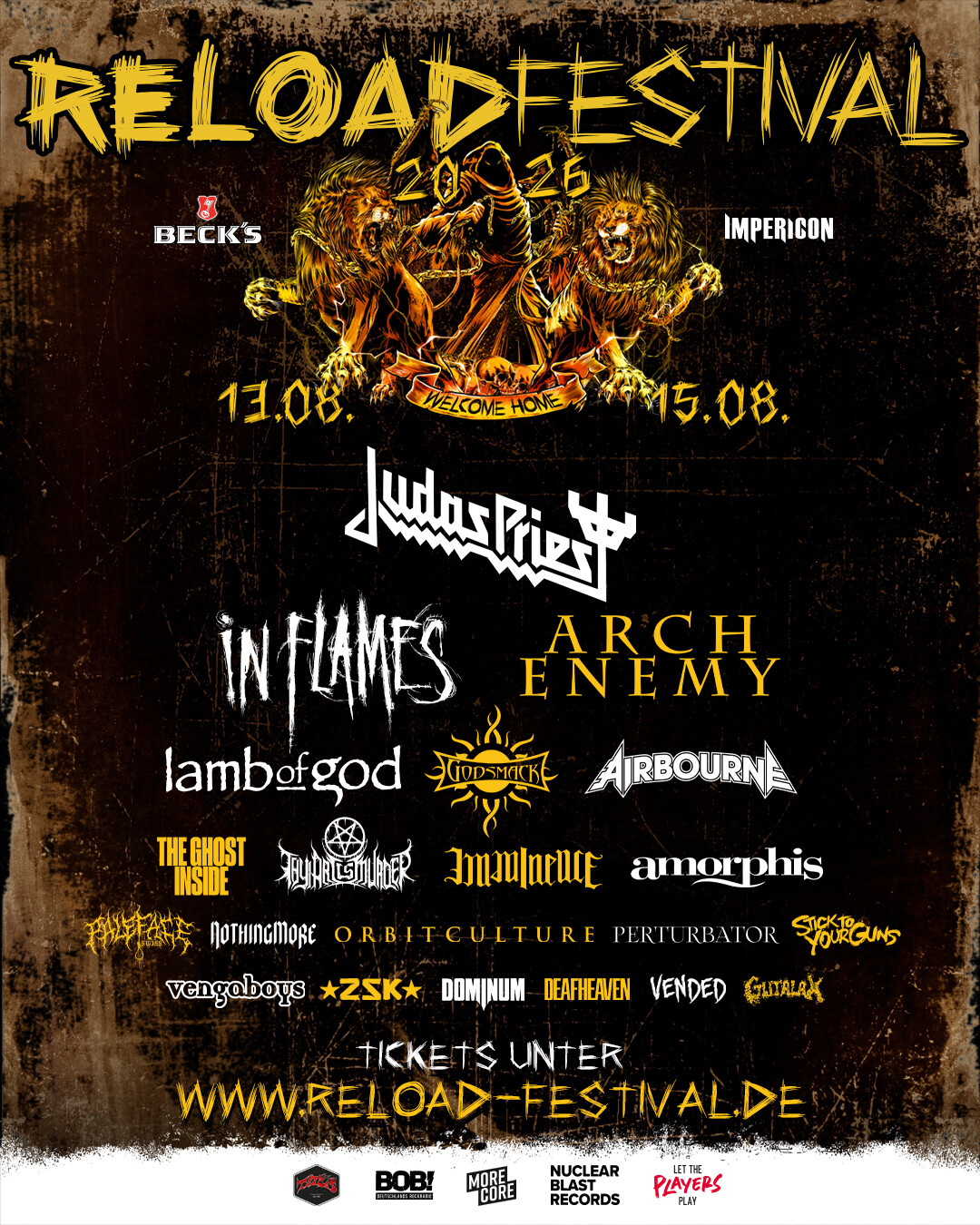 Reload Festival – 13-15 August 2026 – Sulingen (DE) | RockTheNight.eu