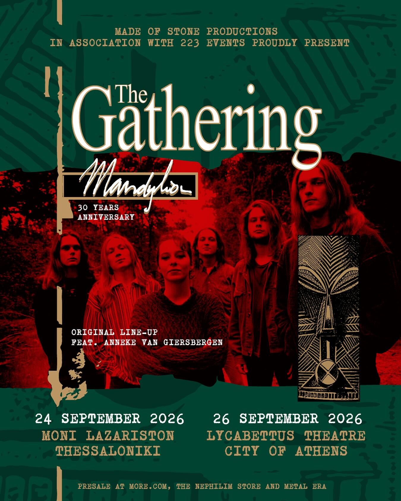 The Gathering with Anneke van Giersbergen - 24 September 2026 ...
