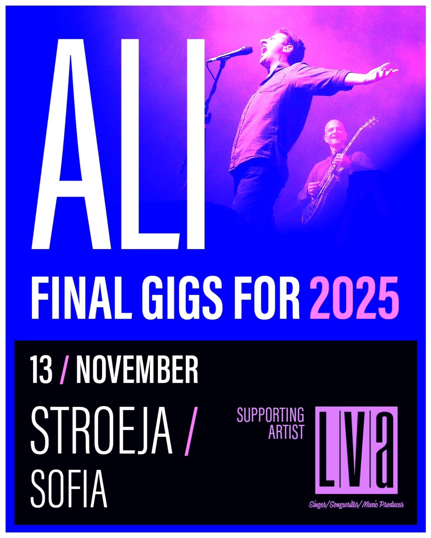 Ali - 13 ноември 2025 - Stroeja, София | RockTheNight.eu