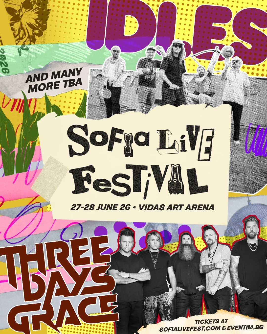 Sofia Live Festival - 27-28 юни 2026 - Vidas Art Arena, София | RockTheNight.eu