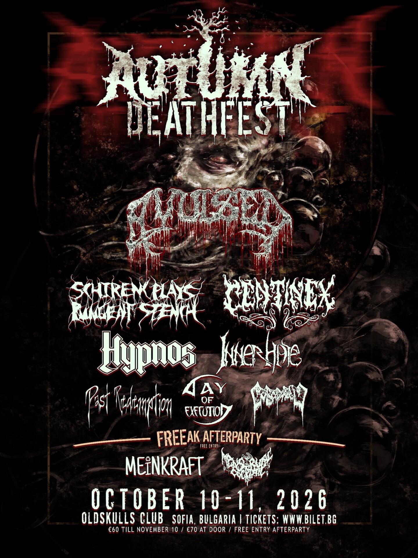 Autumn Deathfest - 10-11 октомври 2026 - клуб “При Черепите”, София ...