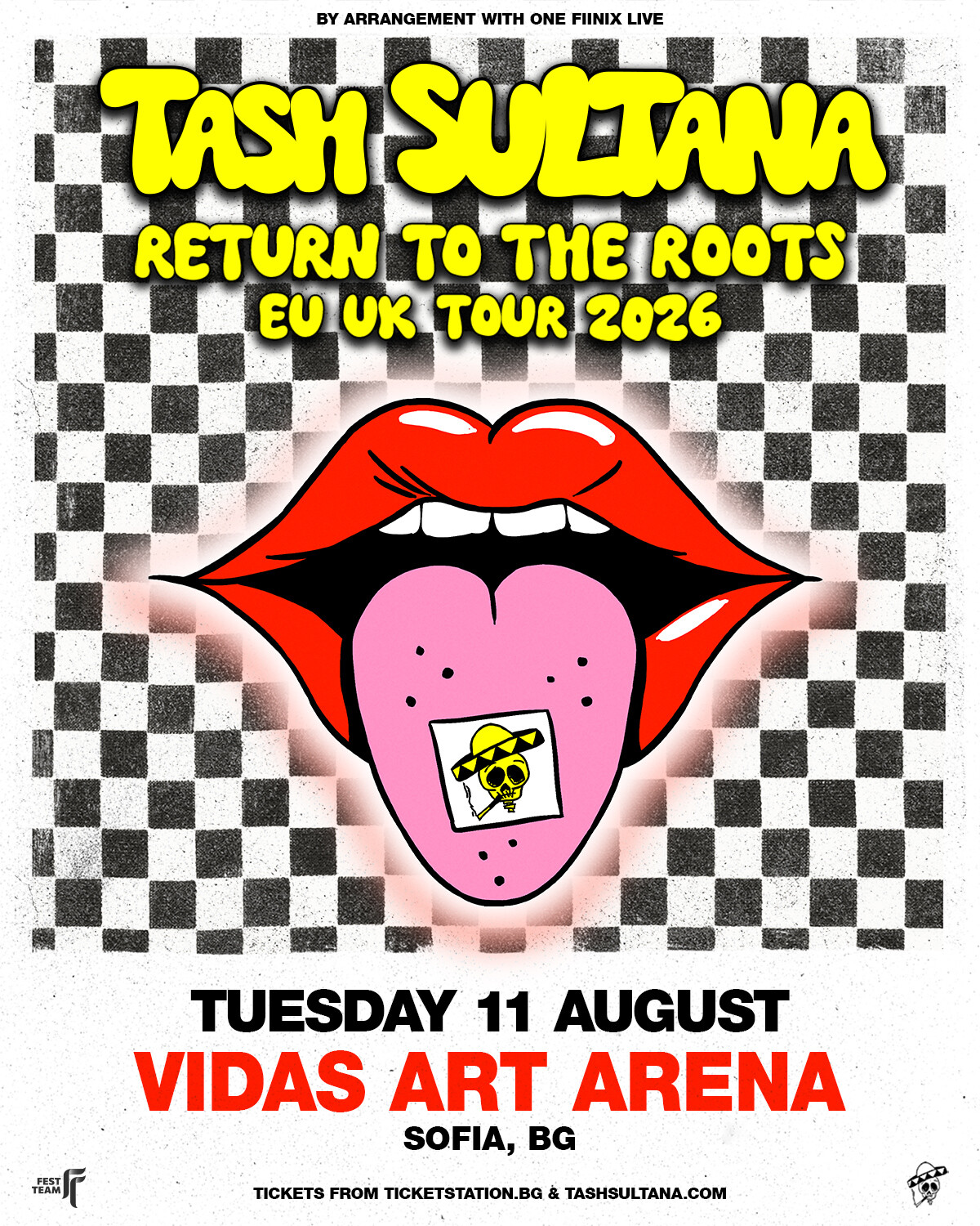 Tash Sultana - 11 август 2026 - Vidas Art Arena, София | RockTheNight.eu